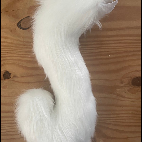 Long White Therian Tail - Etsy
