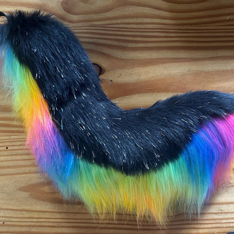 Rainbow Tails Therian - Etsy
