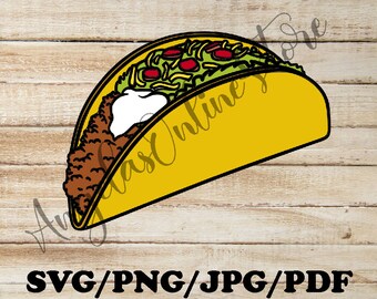 Taco Svg File - Etsy