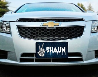 Peace Sign License Plate - Etsy