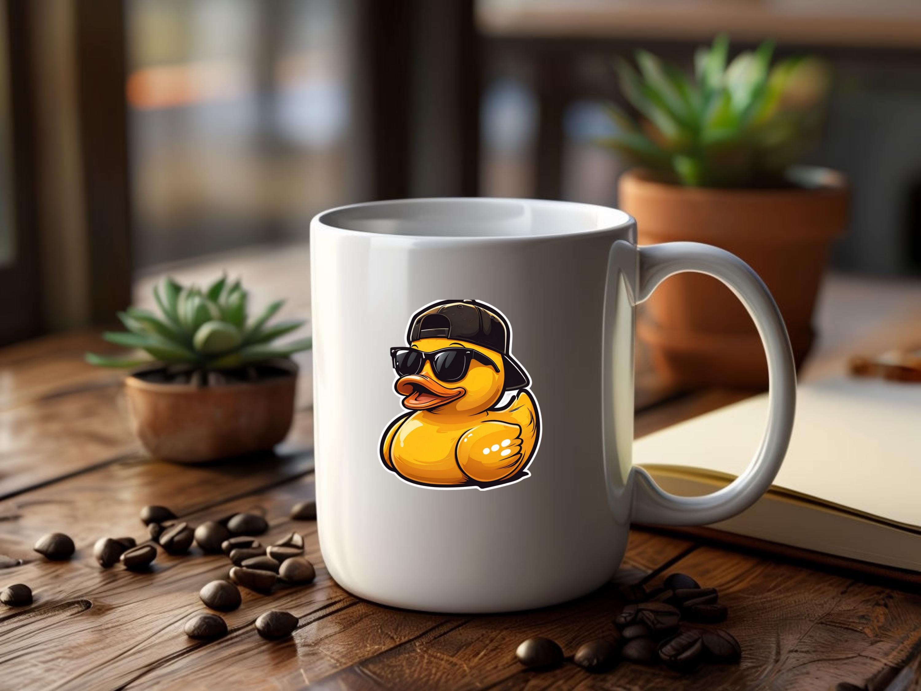 Hipster Rubber Duck in Sunglasses and Hat- Swag Duck - Gangster Duck ...
