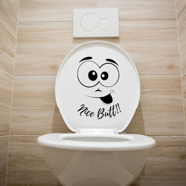 Toilet Sticker - Etsy