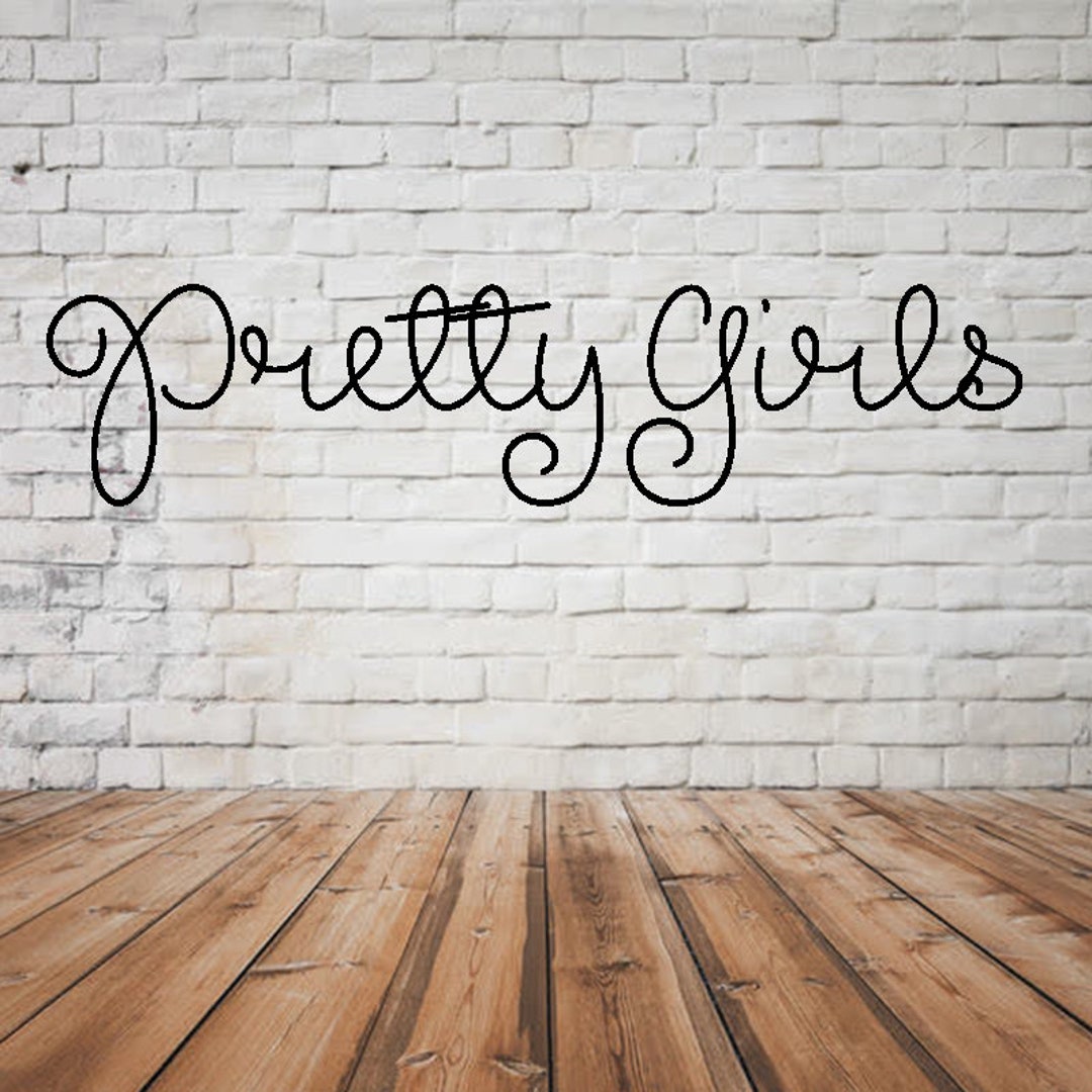 Pretty Girls Font Curly Hand Writing Style Great for Cricut ...