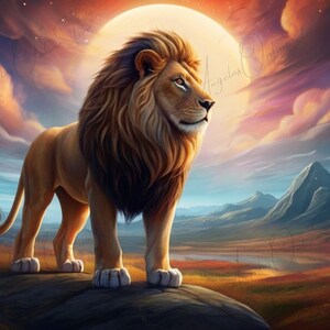 Lions Laser-ready 3D Illusion PNG Files for Stunning Engravings: Create ...