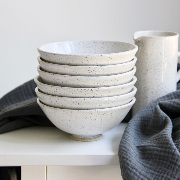 White Ceramic Bowl - Etsy