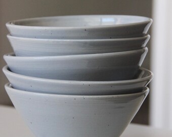 Grey Ceramic Bowl | Etsy