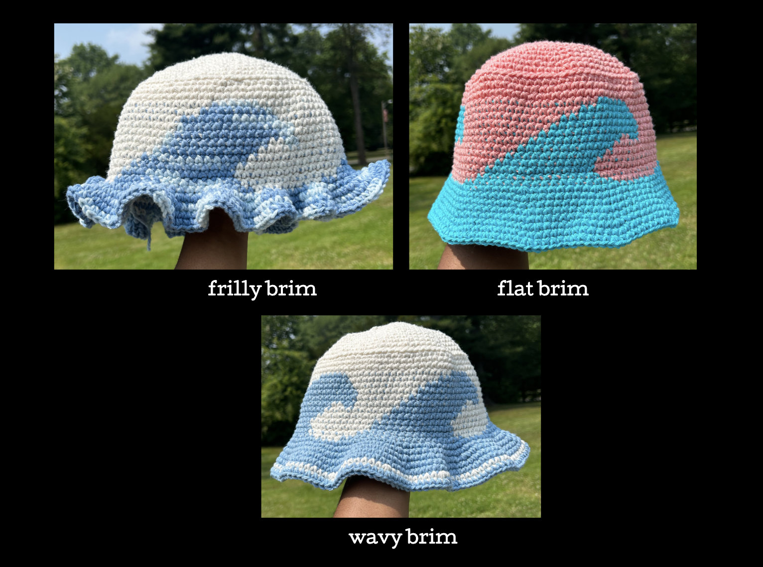 Crochet PATTERN: Wave Bucket Hat - Etsy