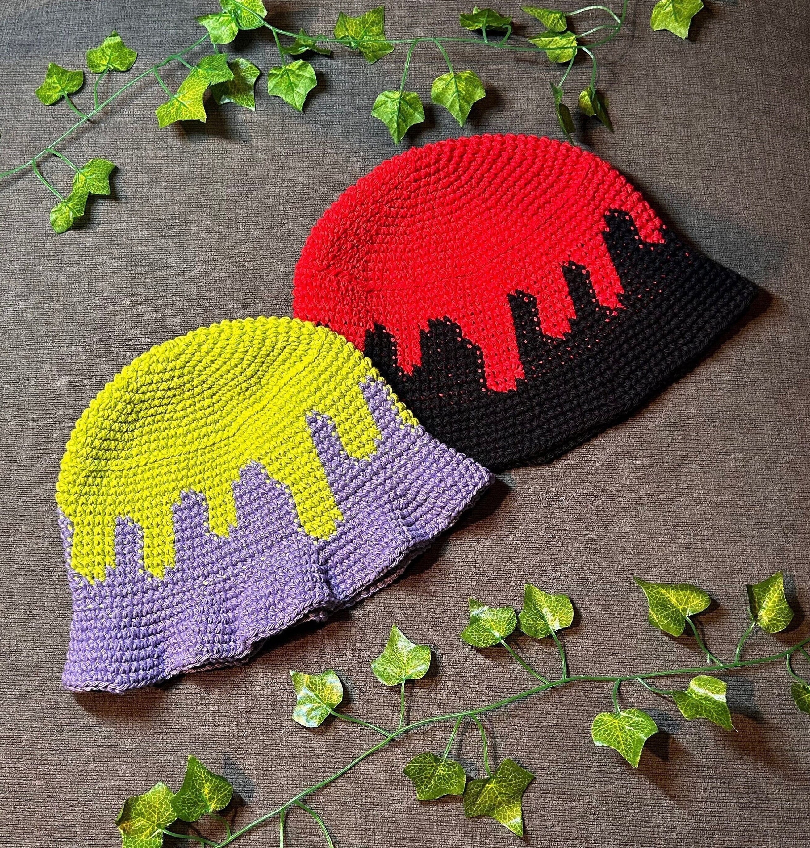 Crochet PATTERN: Drip Bucket Hat - Etsy