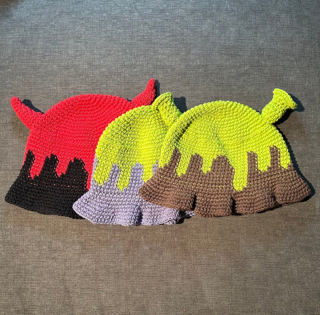 Crochet PATTERN: Drip Bucket Hat - Etsy