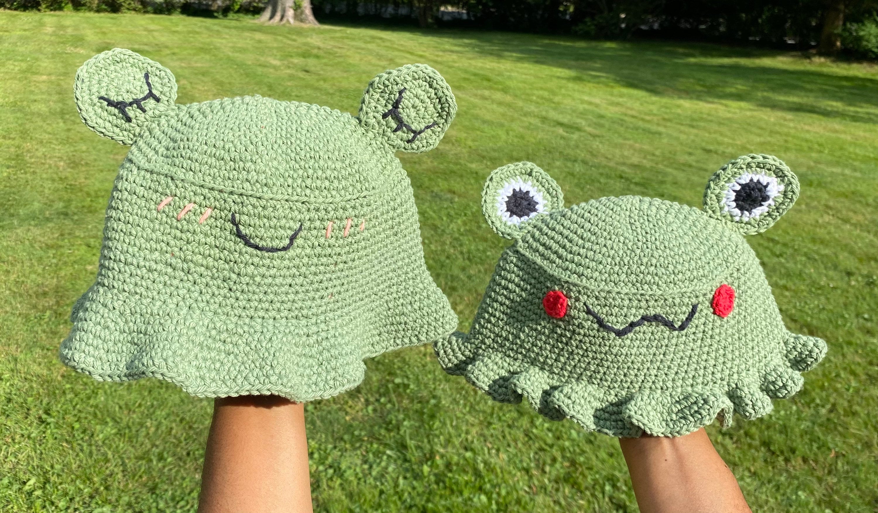 Crochet Frog Hat Free Pattern