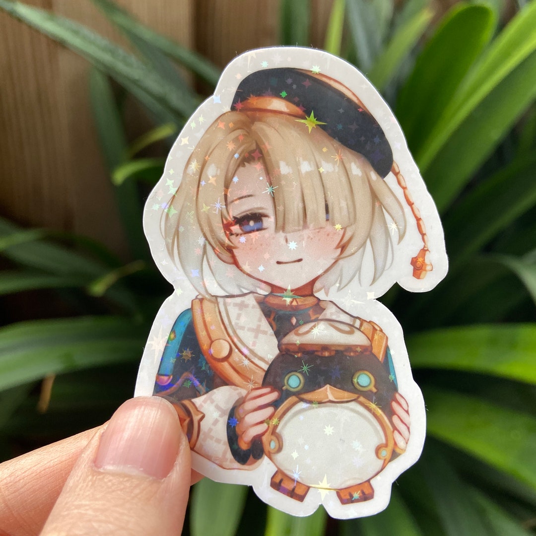 Freminet Holographic Sticker [genshin Impact] - Etsy