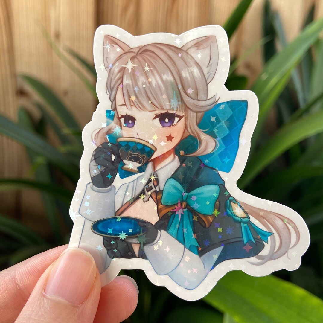 Lynette Holographic Sticker [genshin Impact] - Etsy
