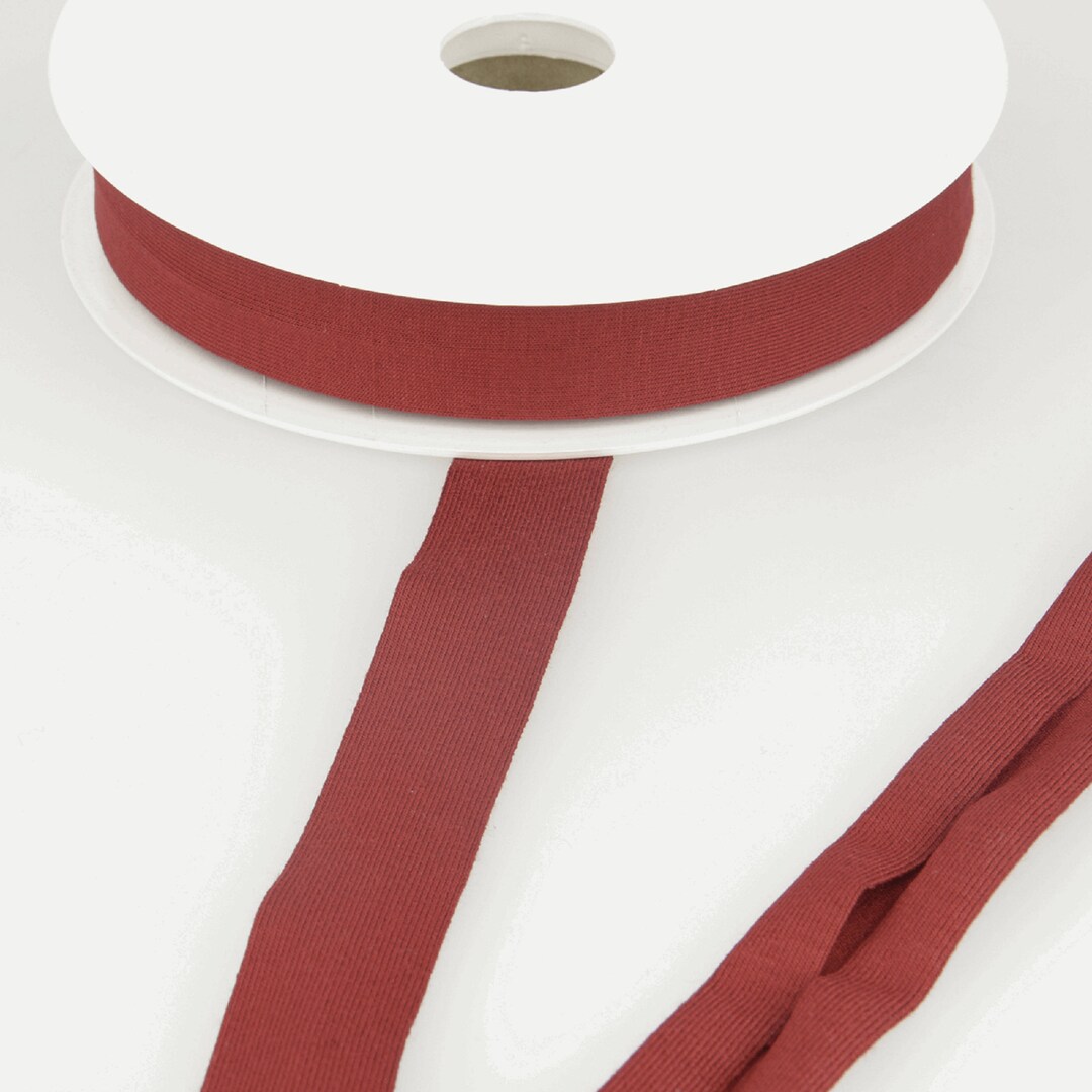 Dark Red Jersey Stretch Bias Binding 20mm - Etsy UK