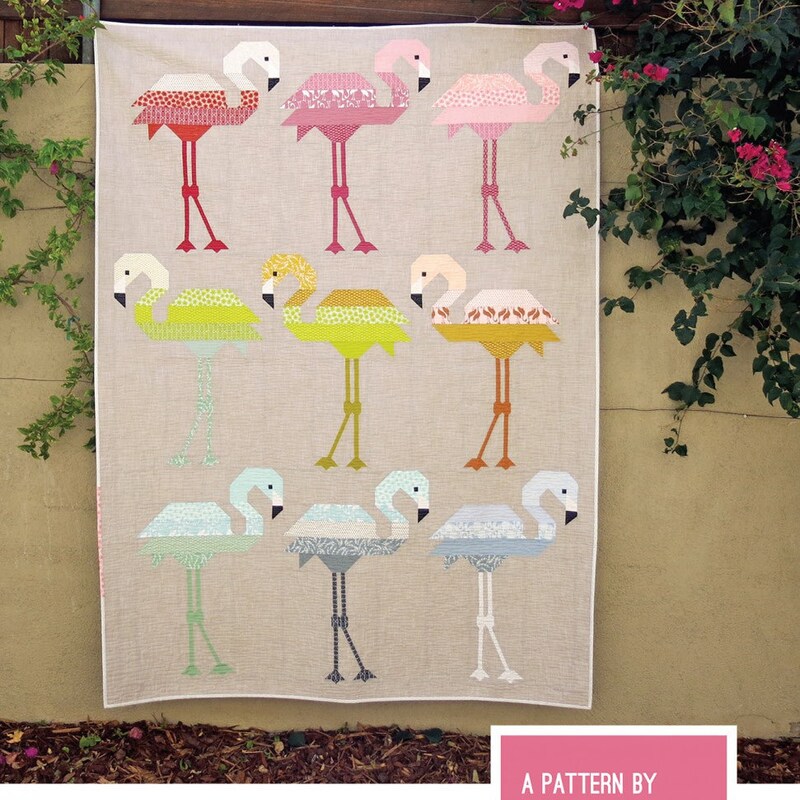 Flamingo Quilt Pattern - Etsy