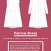 Farrow Dress Sewing Pattern Grainline Studio Sizes 0-18 Advanced ...
