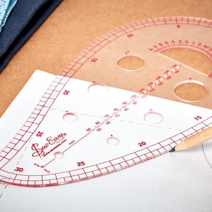 Sleeve Curve & Armhole Ruler Metric Sew Easy - Etsy