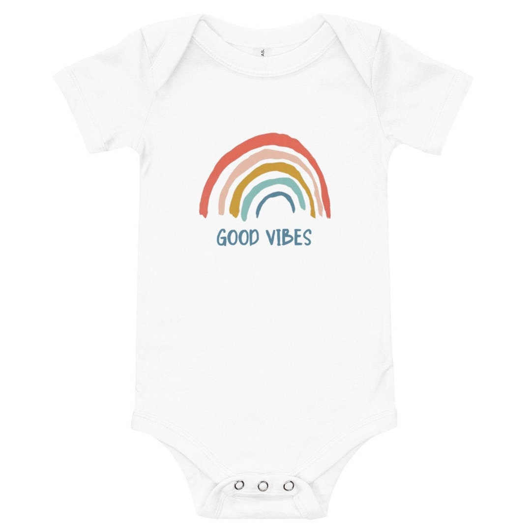 Good Vibes Baby One Piece - Etsy España