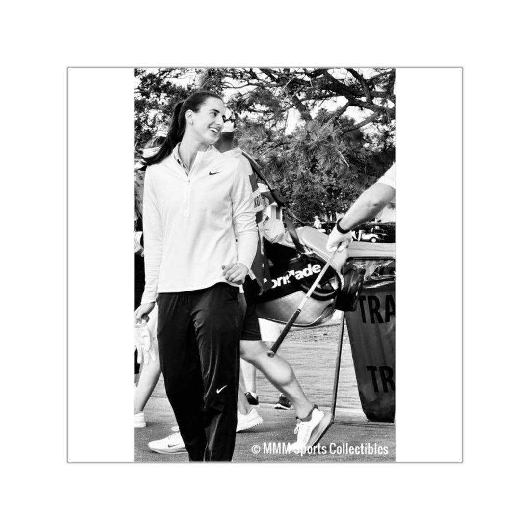 Caitlin Clark Golf LPGA Square Vinyl Stickers Motivational Laptop Decal ...