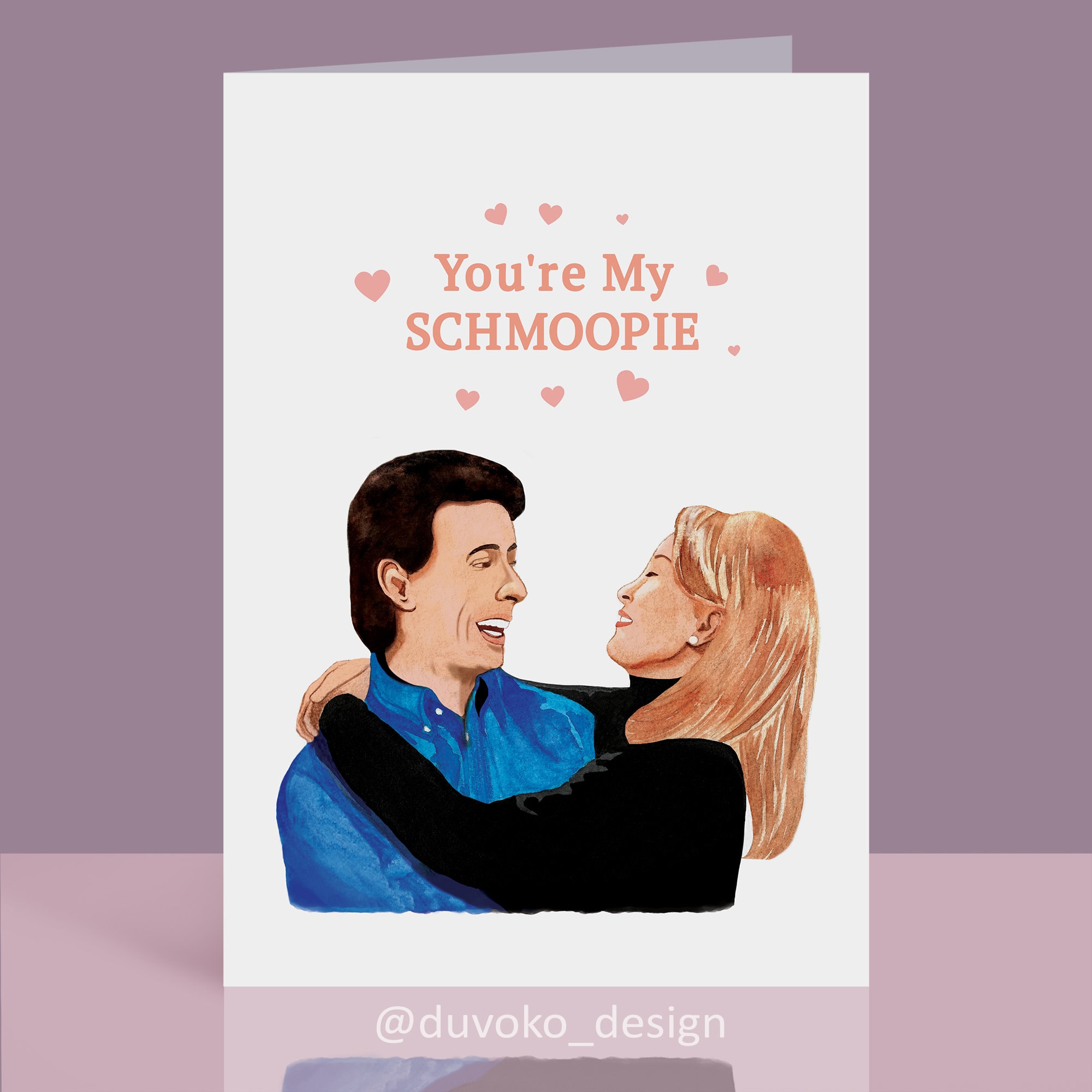 Seinfeld Schmoopie Funny Anniversary Card Funny Valentines Day Card ...