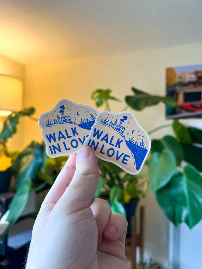 Walk in Love | Vinyl Christian Sticker | Bible Verse | Faith Stickers ...