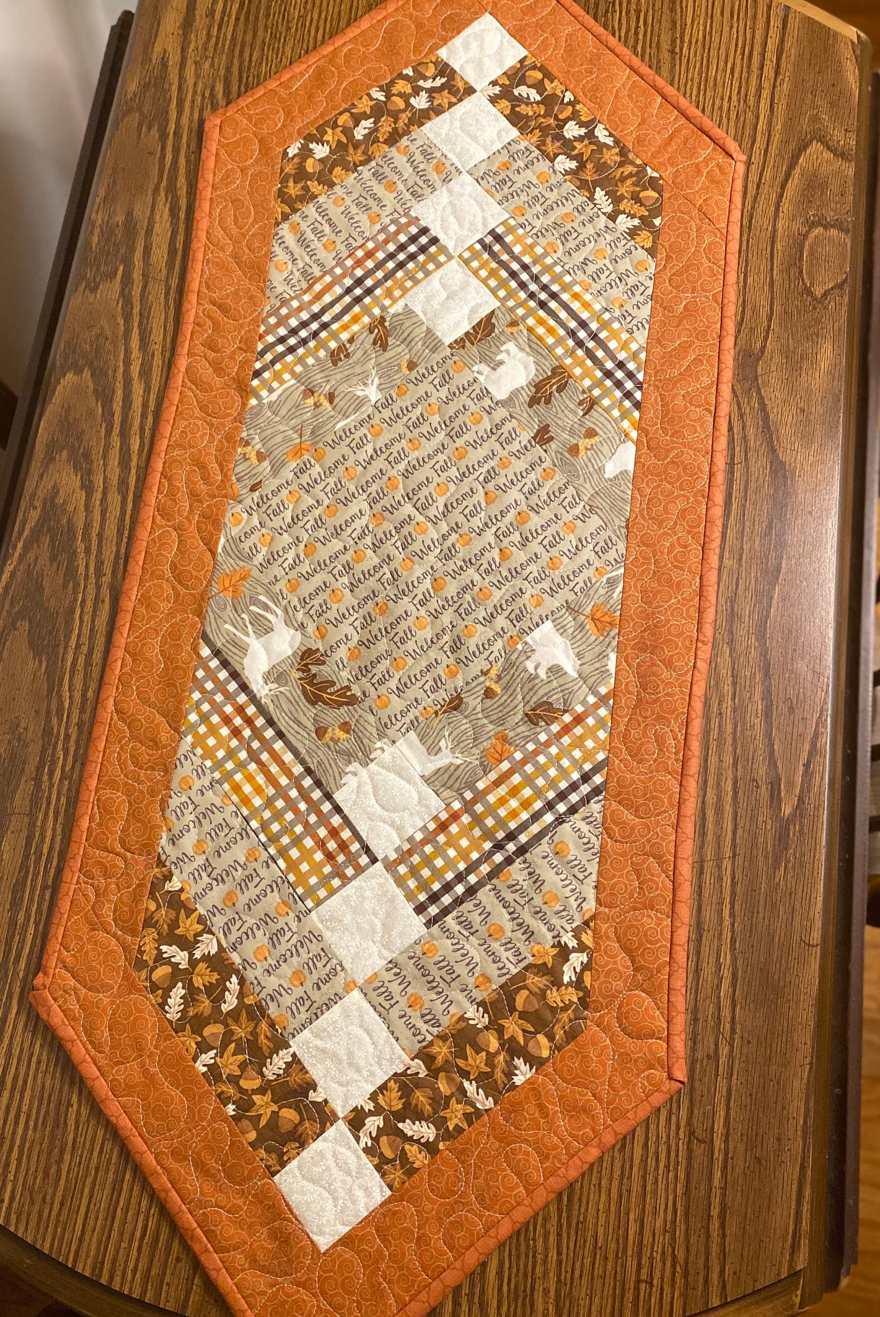 HELLO FALL Table Runner - Etsy