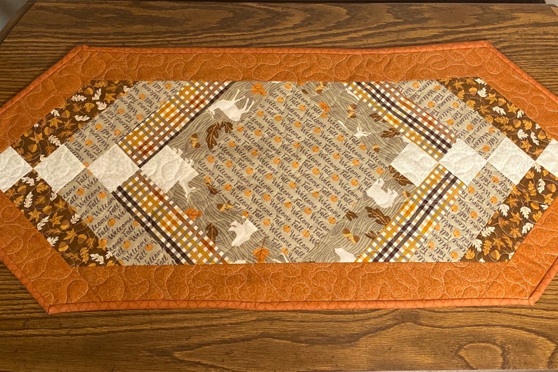 HELLO FALL Table Runner - Etsy