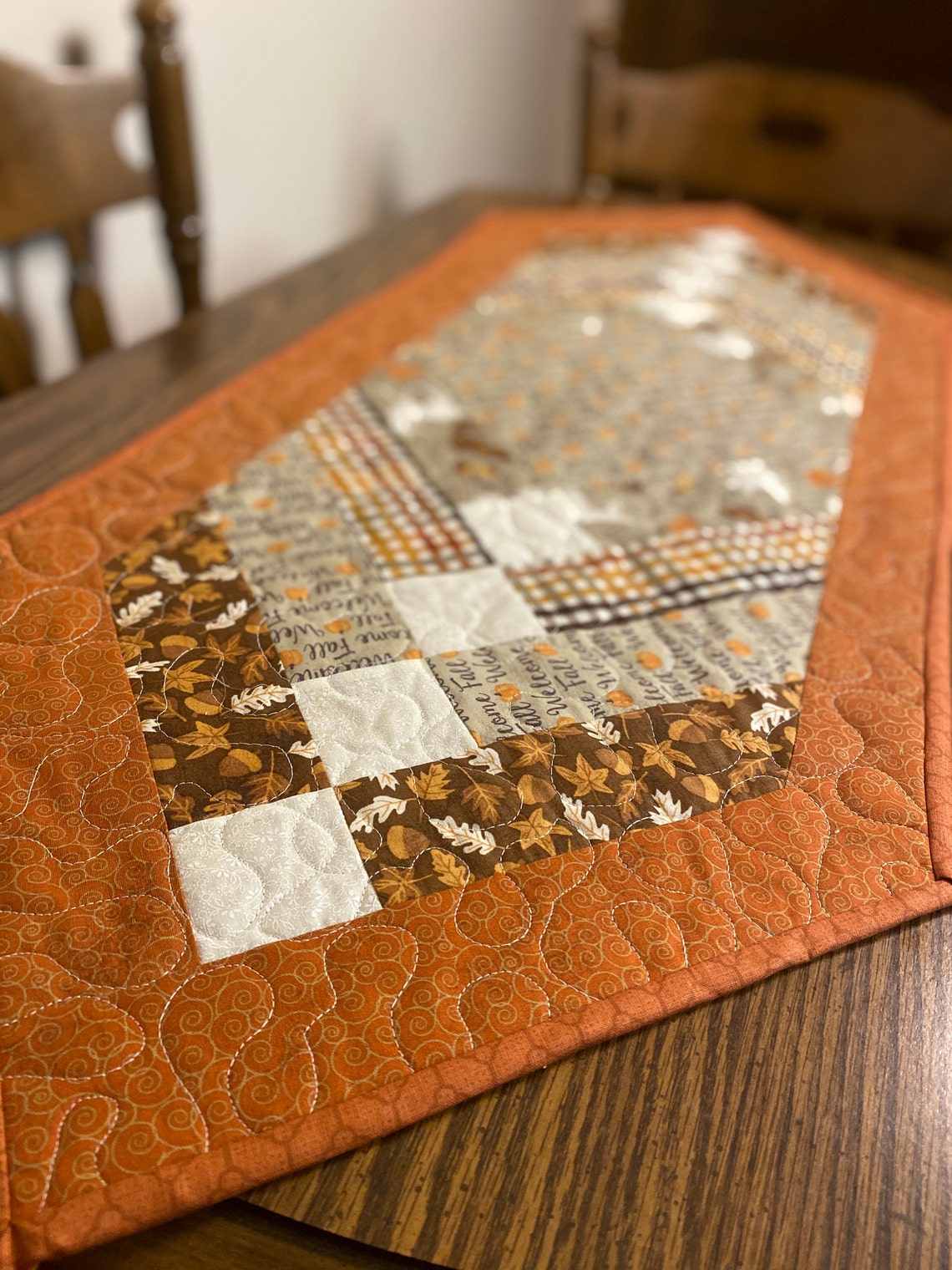 HELLO FALL Table Runner - Etsy