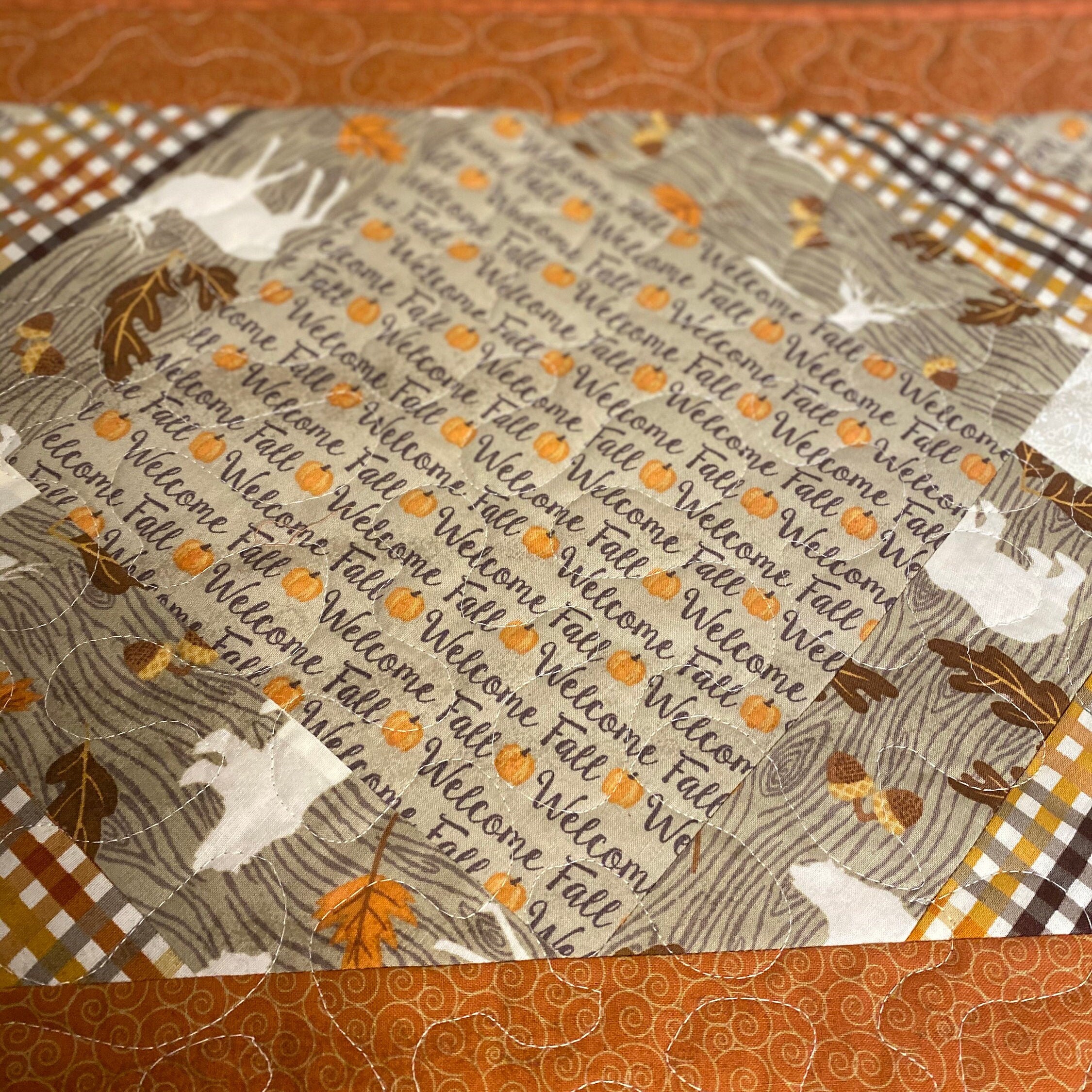 HELLO FALL Table Runner - Etsy