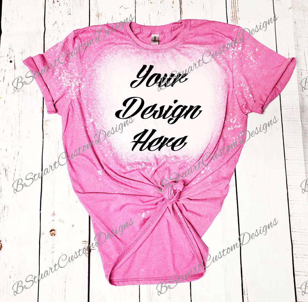 Gildan Softstyle Heather Berry Mockup - Etsy