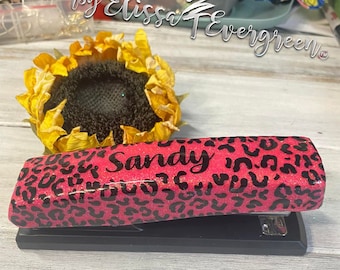 Glitter Crayon Stapler Personalized Stapler Personalized Stapler and ...