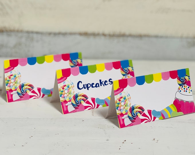 Custom Candyland Party Favor Gift Bags Personalized - Etsy