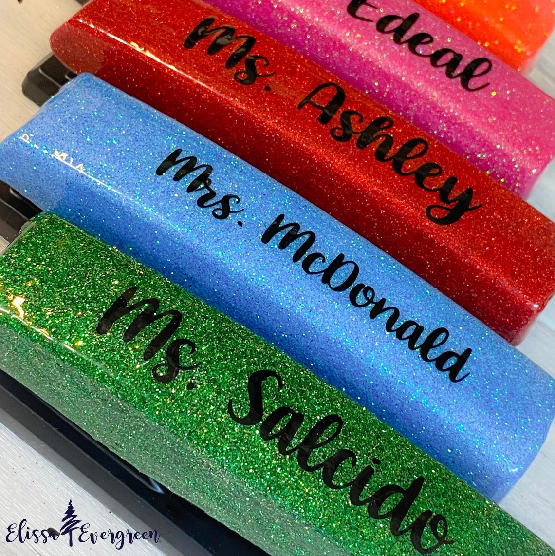 Personalized Glitter Stapler Personalized Desk Set - Etsy