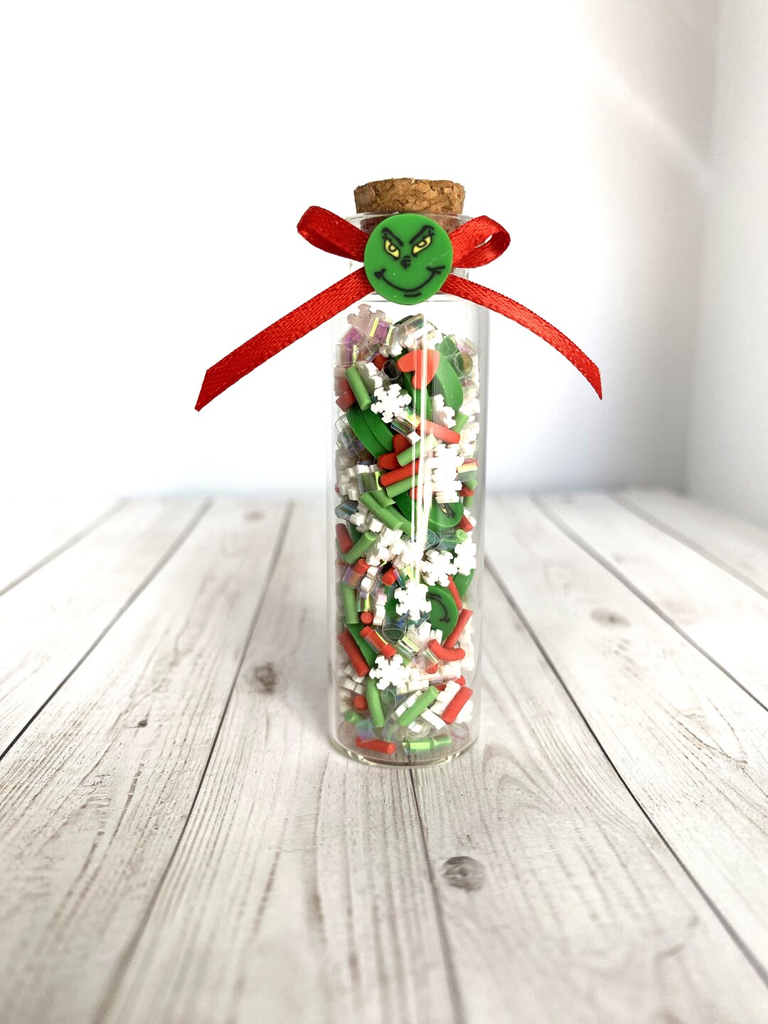 Grinch MINI Jar Grinch Decor Grinch Lover Tiered Tray Decor Christmas ...