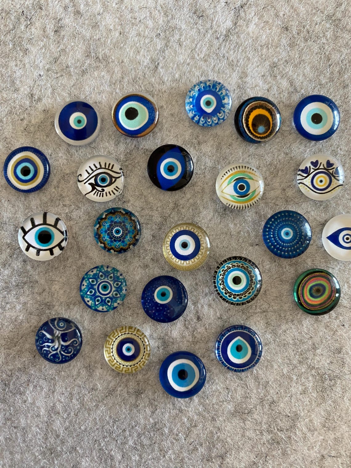 Evil Eye - Evil Eye Thumbtacks - Evil Eye Stuff - Evil Eye Decor ...