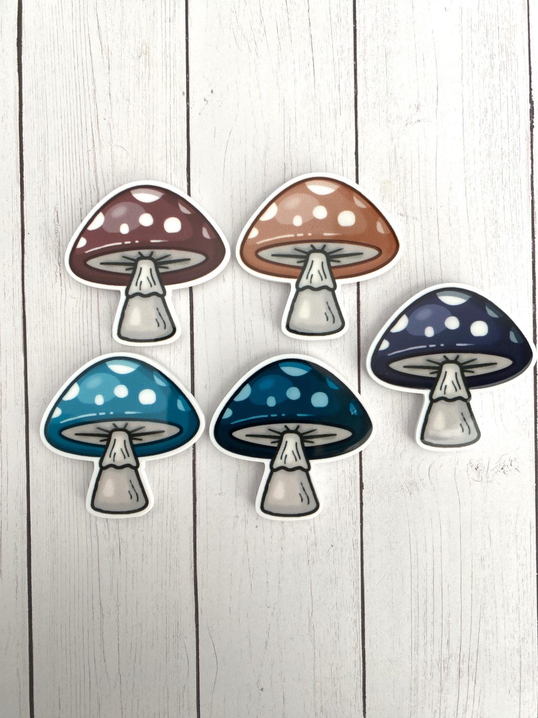 Mushroom Magnets - Mushroom Decor - Refrigerator Magnets - Kitchen ...