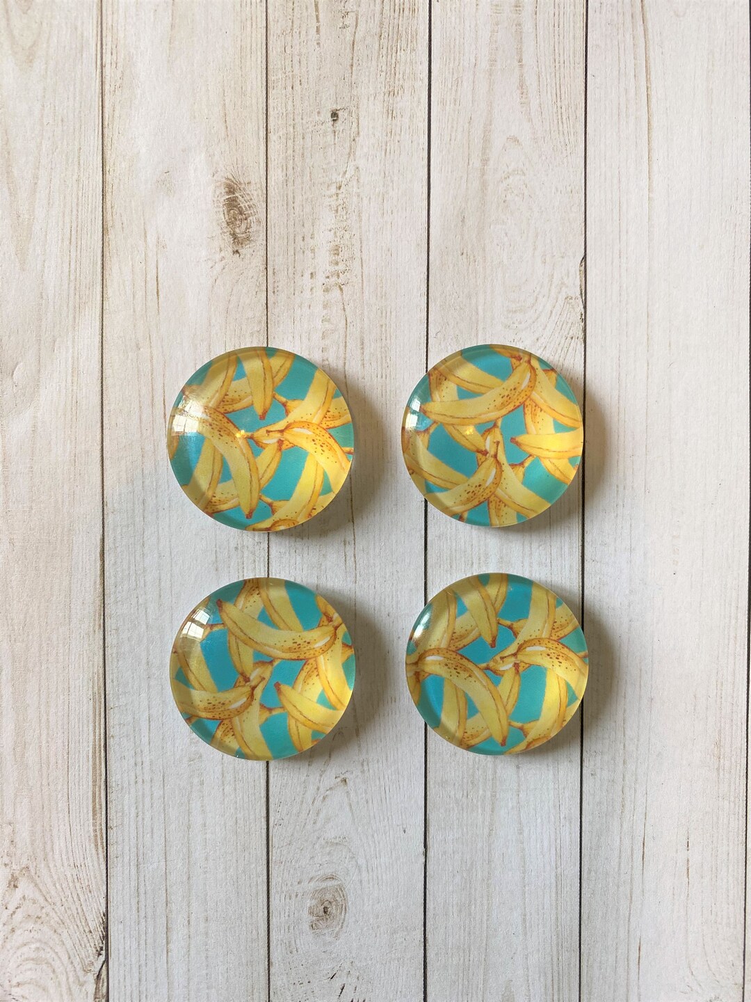 Banana Magnets - Food Magnets - Large Banana Magnets - Fruit Magnets - Etsy