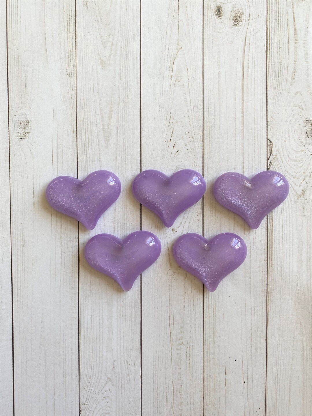 Heart Magnets Purple Hearts Magnets Valentine's Day Gift Small ...
