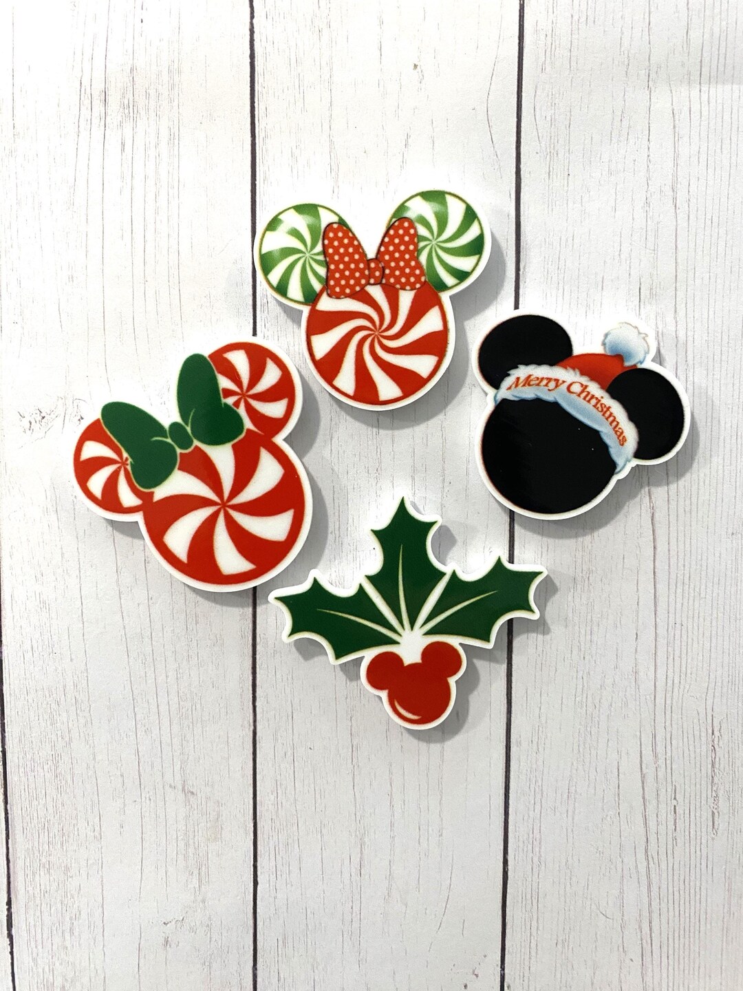 Mouse Magnets - Christmas Mouse Magnets - Mickey Magnets - Holiday ...