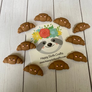 Croissant Magnets Food Magnets Bakers Gift Office Magnets Fake Food ...