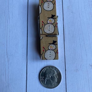 Winter Clips - Large Clothespins - Snowman Decor - Goody Bag Clips ...
