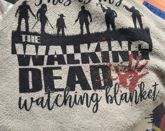 Walking Dead Blanket | Etsy