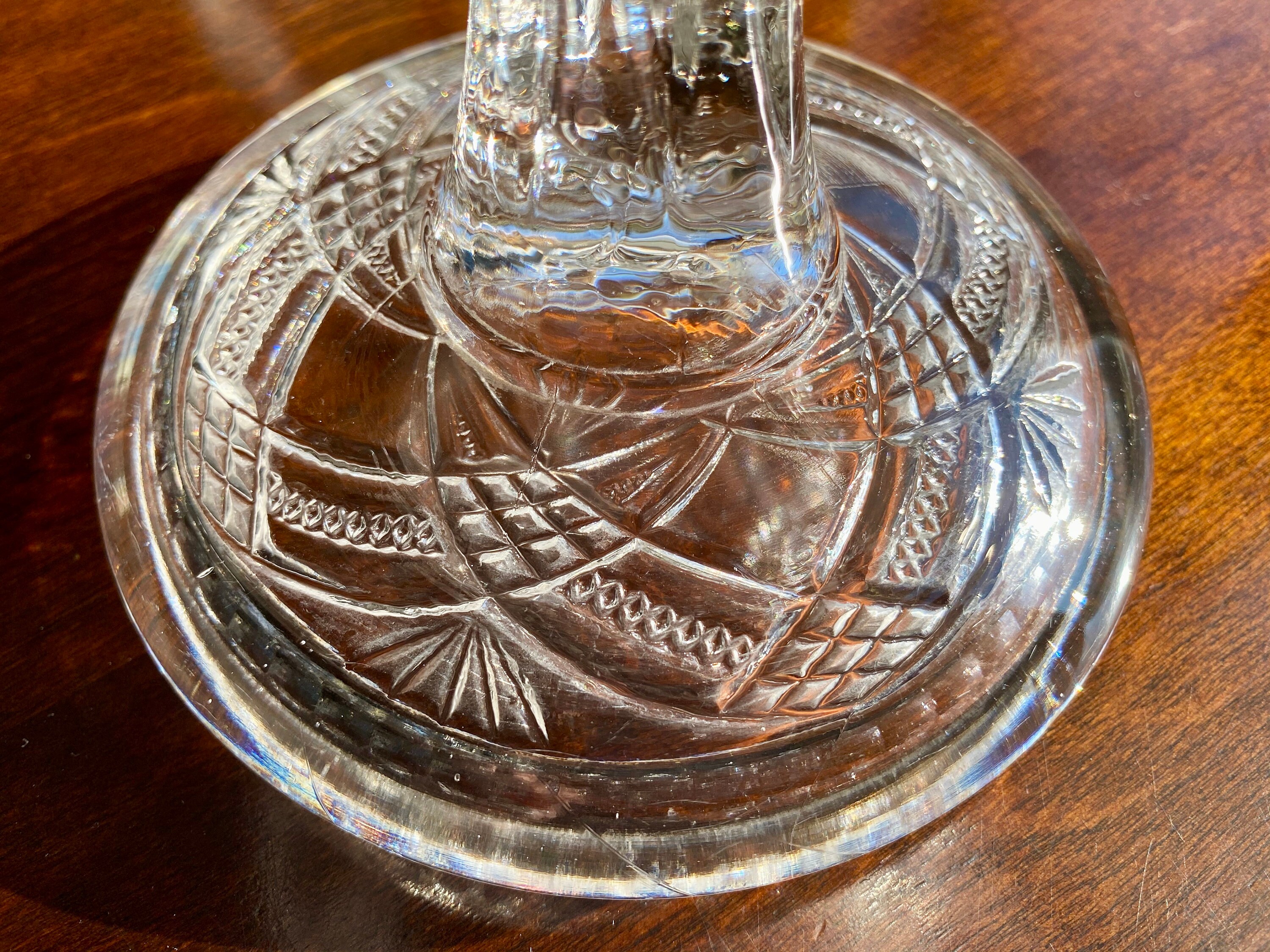 EAPG Compote Dish Pedestal Dish Serving Dish | Etsy