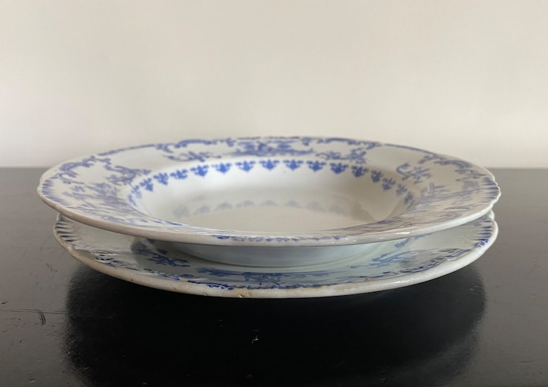 Antique Mellor Taylor & Co. delft Pattern Plate - Etsy