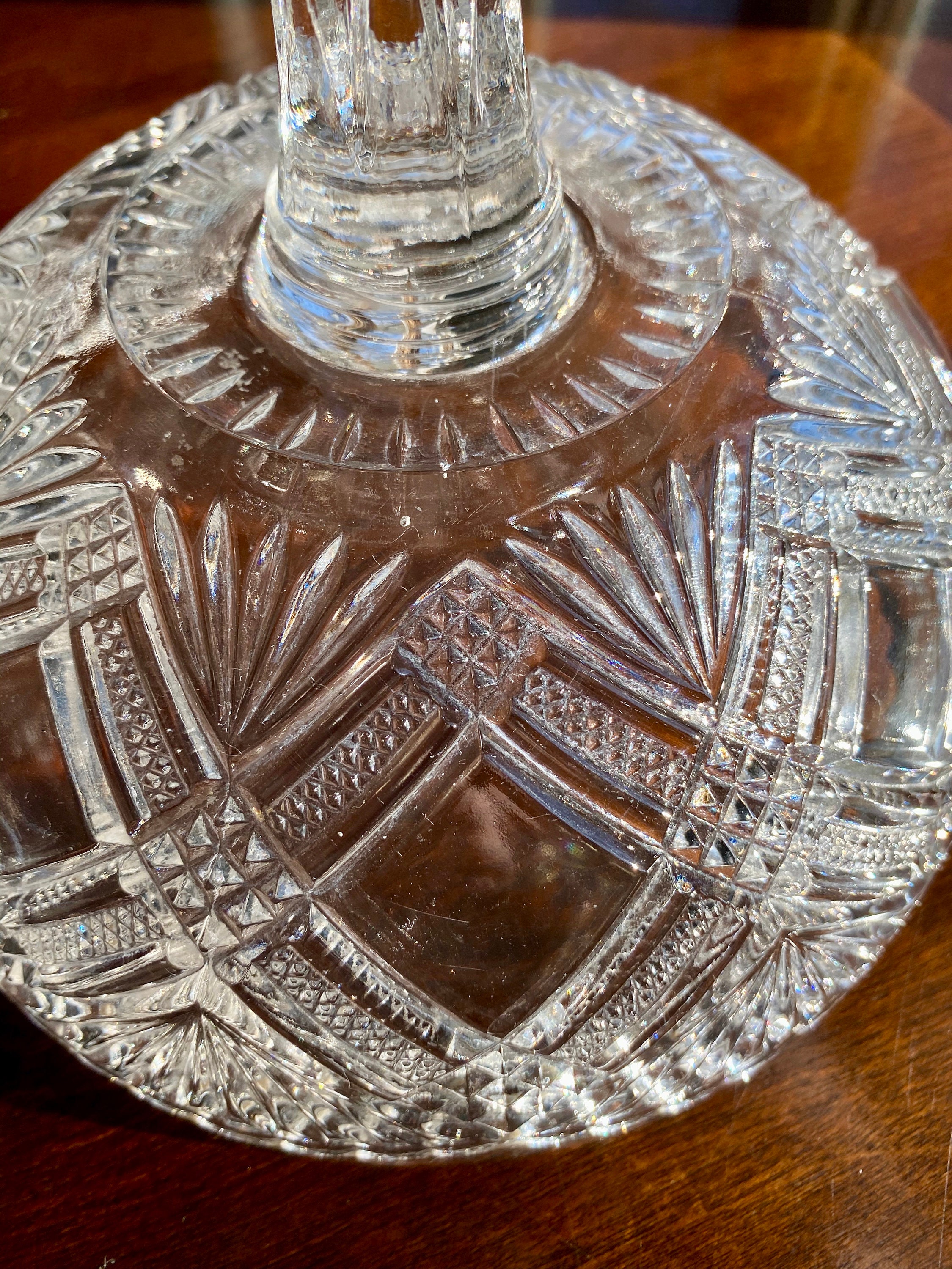 EAPG Compote Dish Pedestal Dish Serving Dish | Etsy