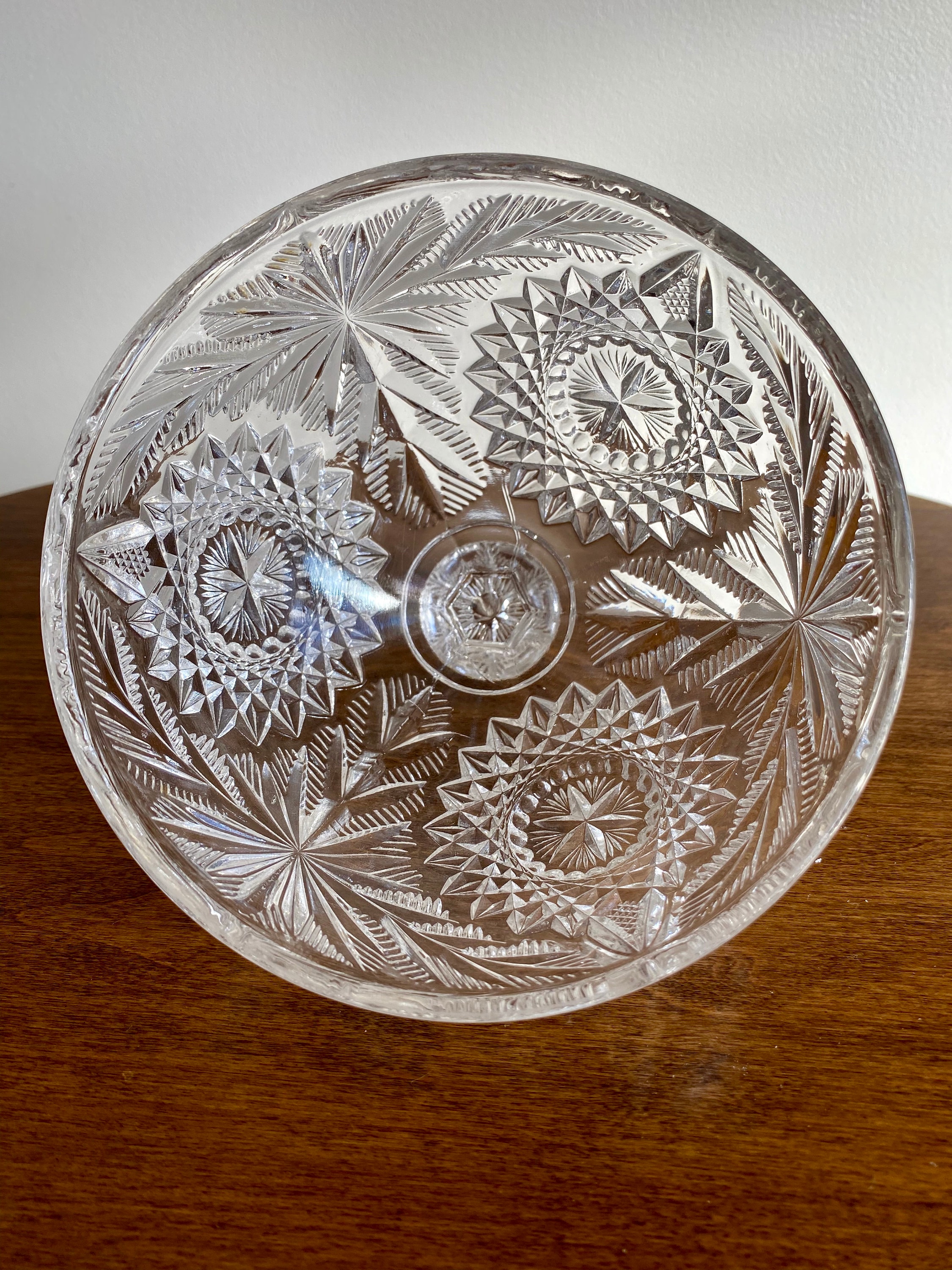 EAPG Clear Glass Domed Cheese/butter Dish Star Pattern | Etsy