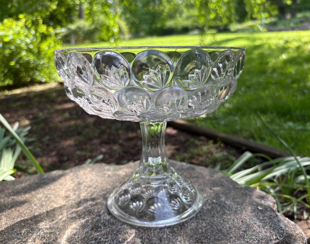 Antique Mckee & Brothers "yale" Open Compote Dish, EAPG Compote ...
