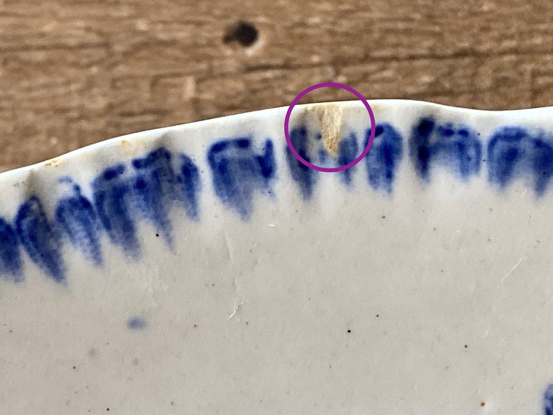 Antique Mellor Taylor & Co. delft Pattern Plate - Etsy