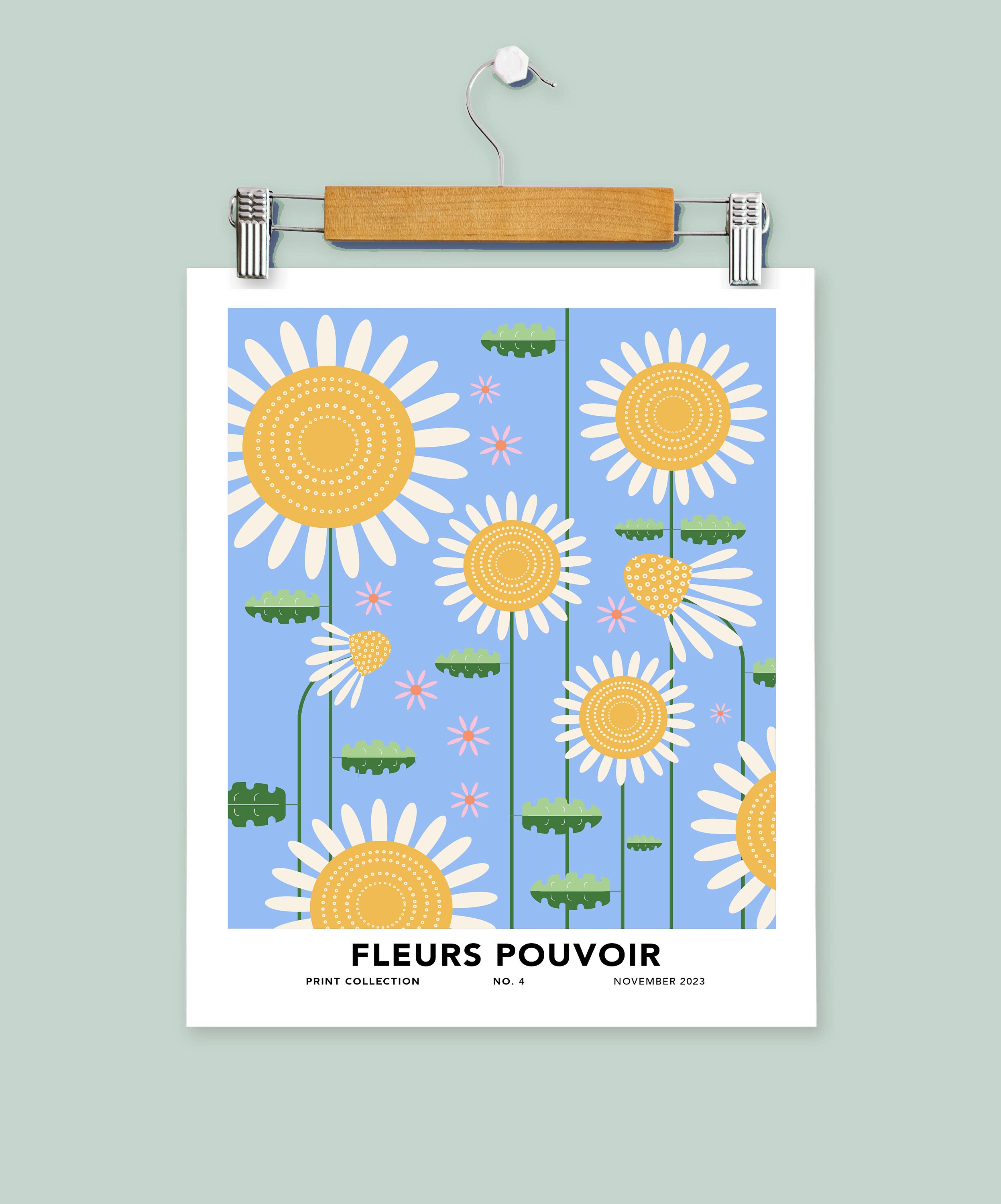 Flower Power Digital Download PRINTS - Fleurs Pouvoir #4 - Etsy