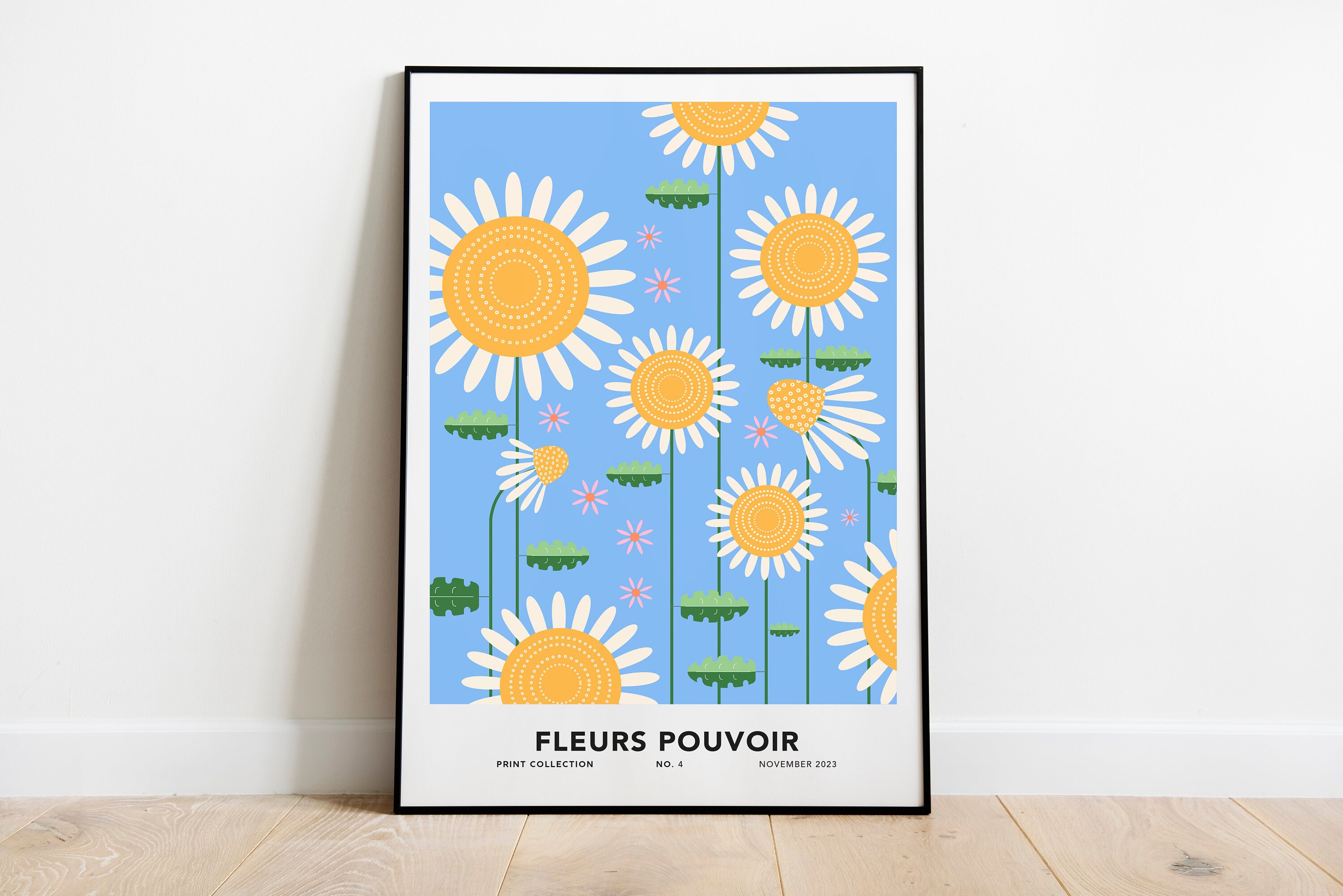 Flower Power Digital Download PRINTS - Fleurs Pouvoir #4 - Etsy