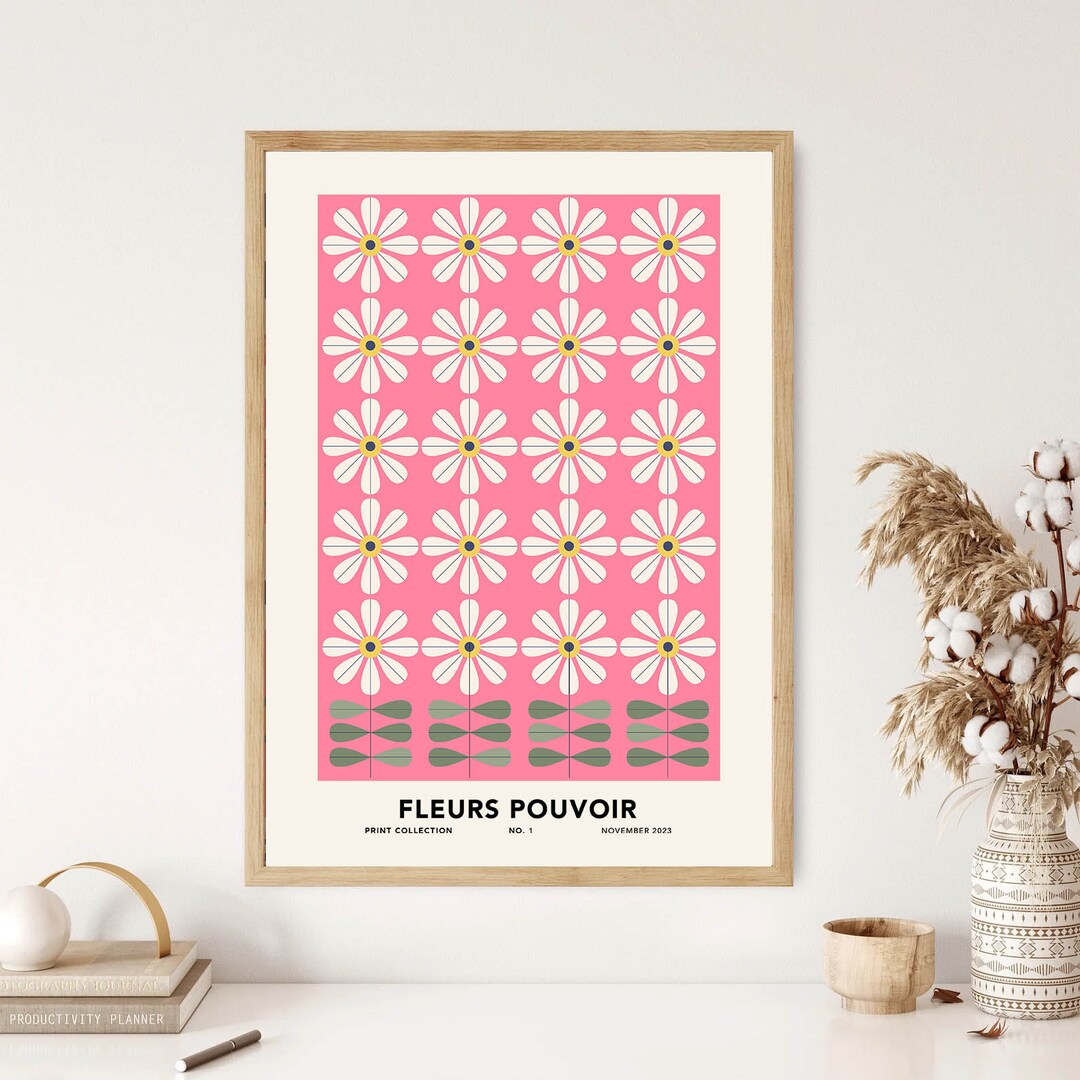 Flower Power Digital Download PRINTS Fleurs Pouvoir 1 - Etsy